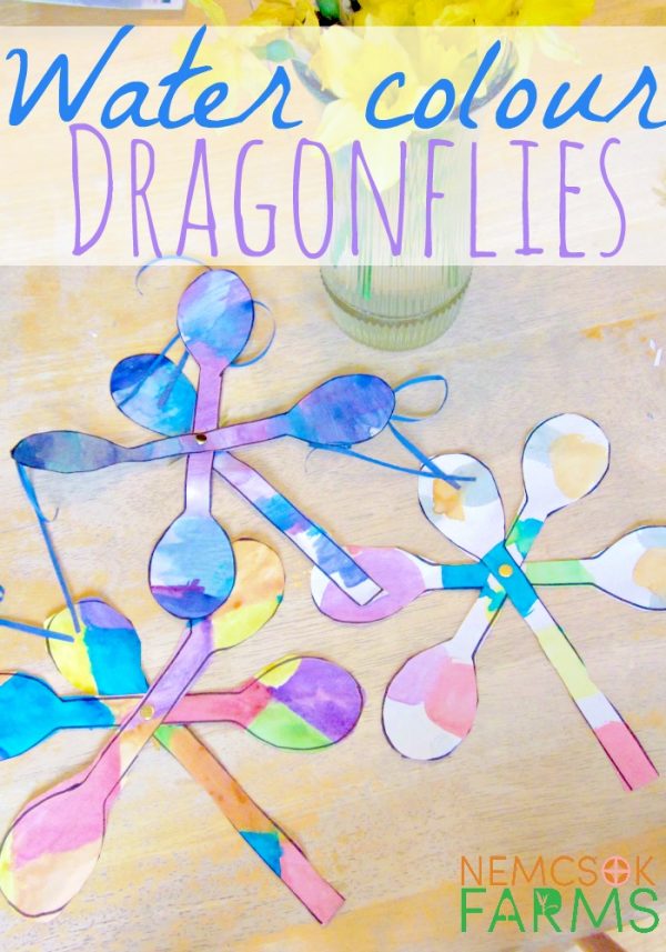 Water Colour Dragonfly Painting